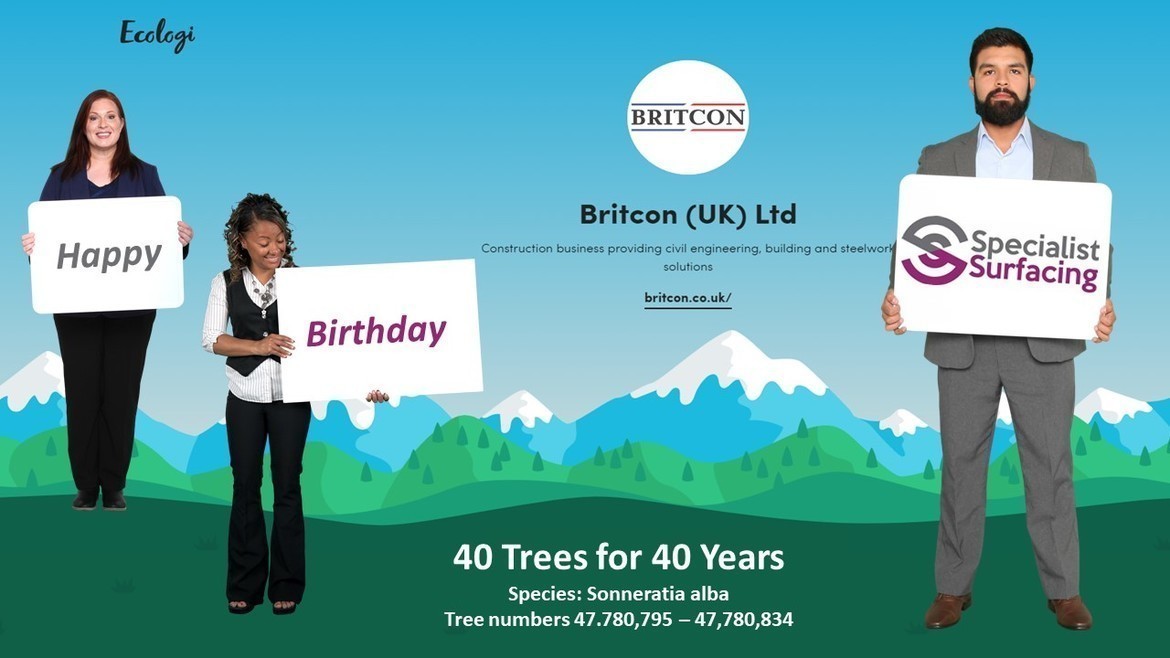 Britcon (UK) Ltd Becomes Ecologi Member | Britcon